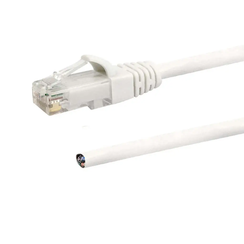 CAT5ECMPT-85WHA - RJ45 to Blunt CAT5E Solid Pigtail Cable - White ...