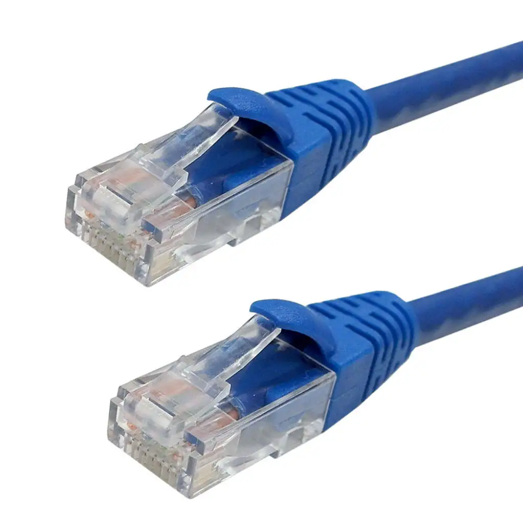 CAT5EP-14BL - RJ45 Cat5e Plenum UTP Solid Patch Cable - CMP/FT6 - 14ft ...