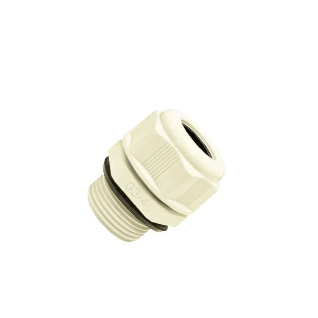 Cable Gland 3/4 inch G Thread - Cable OD 13~18mm - IP68 - White - Cable ...