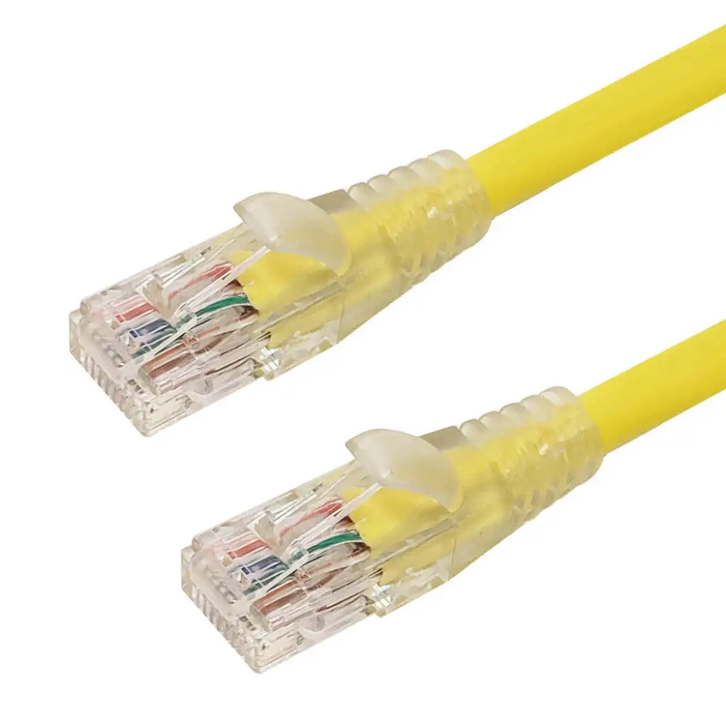 CAT6CB-07BL - RJ45 Cat6 550MHz Clear Molded Boot Patch Cable - 7ft - Blue