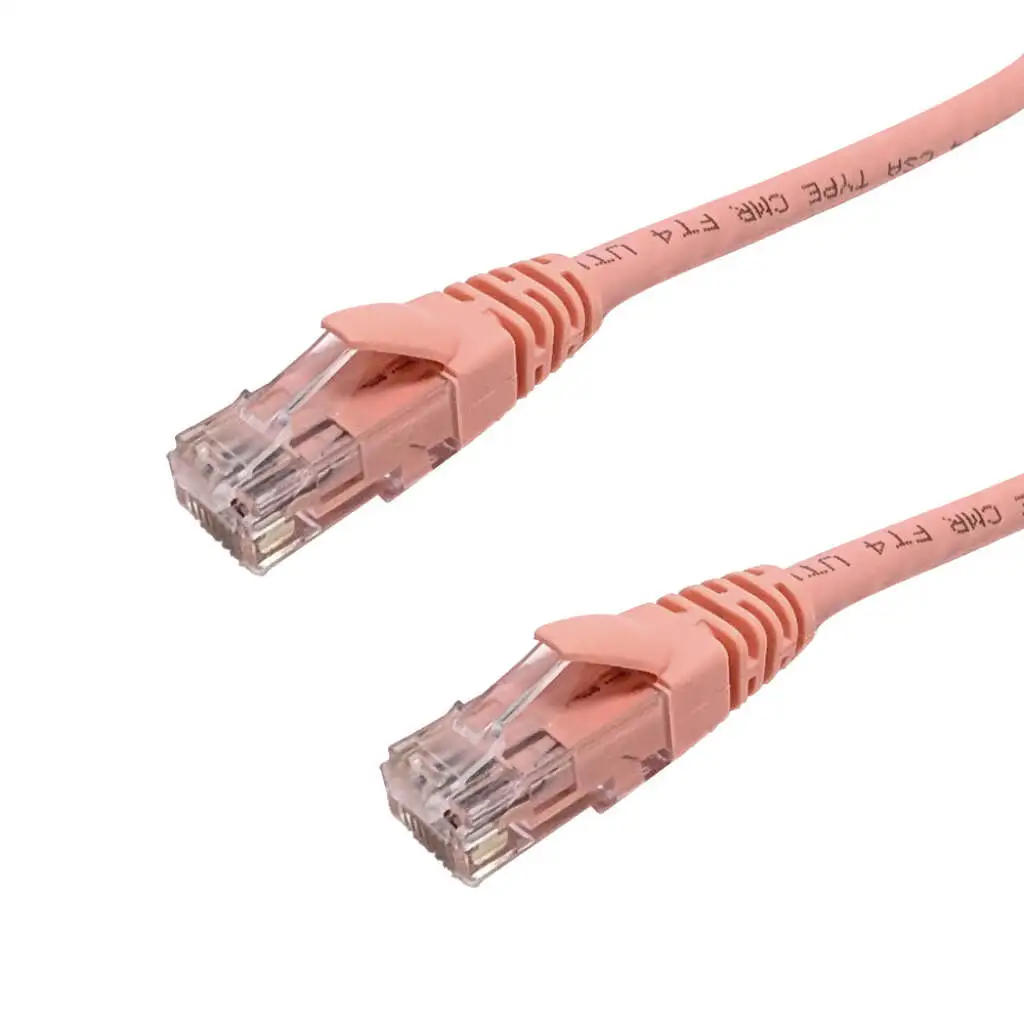 CAT6-100PK-L - RJ45 CAT6 UTP Molded Patch Cable - CMR Riser Rated ...